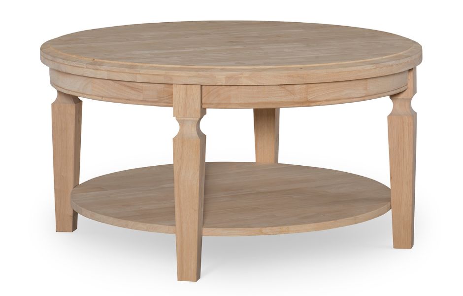 38" Vista Round Coffee Table – Wood n Things Gretna