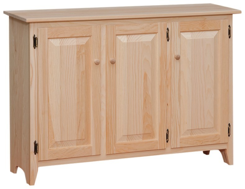 [47 Inch] 3 Door Catch All Cabinet – Wood n Things Gretna