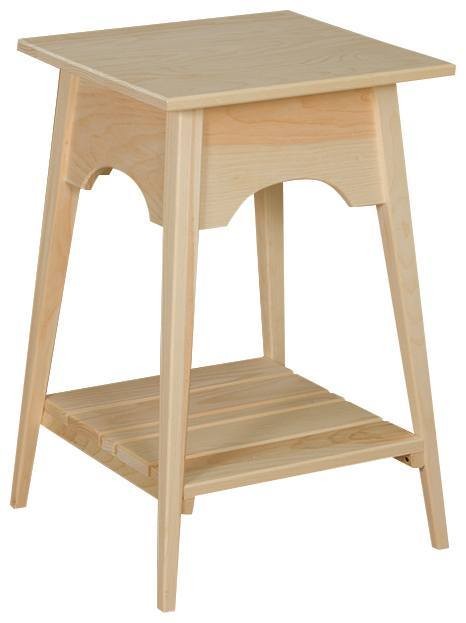 [18 Inch] Small Shaker Slat Table – Wood n Things Gretna