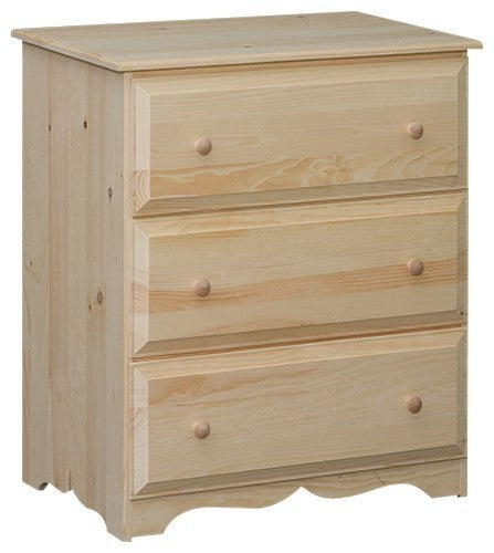 [31 Inch] Adams 3 Drawer Chest – Wood n Things Gretna
