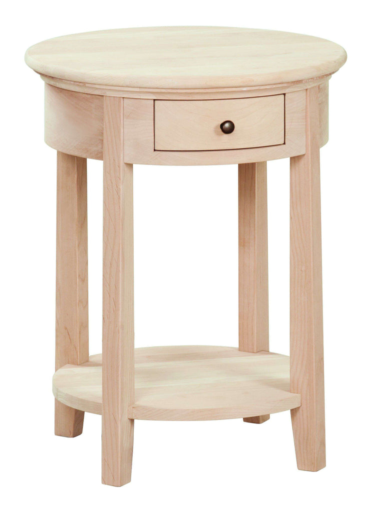 [20 Inch] McKenzie Round Side Tables – Wood n Things Gretna