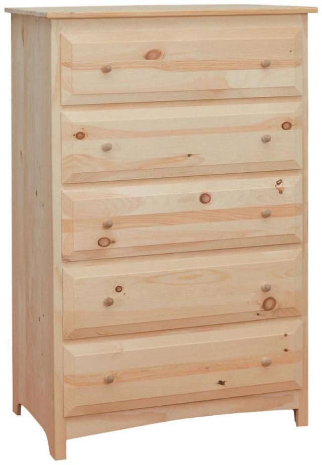 [35 Inch] 5 Drawer Primitive Chest – Wood n Things Gretna