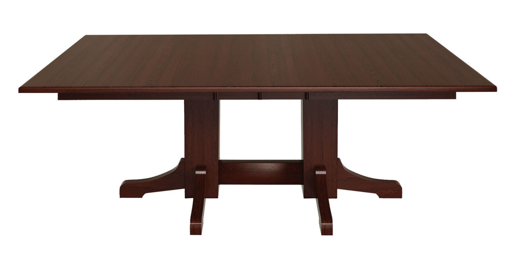 Mission Double Pedestal Dining Table – Wood n Things Gretna